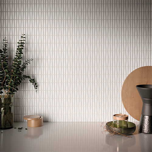 Nash White Matte Sobro Mosaic 12X12 Sheet (11 PCS) - Tiles Direct Store