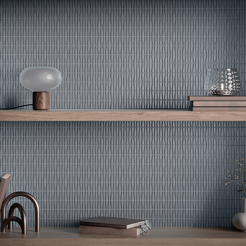Nash Indigo Matte Sobro Mosaic 12X12 Sheet (11 PCS) - Tiles Direct Store