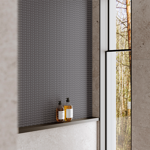 Nash Ash Matte Broadway Mosaic 12x12 Sheet (11 PCS) - Tiles Direct Store