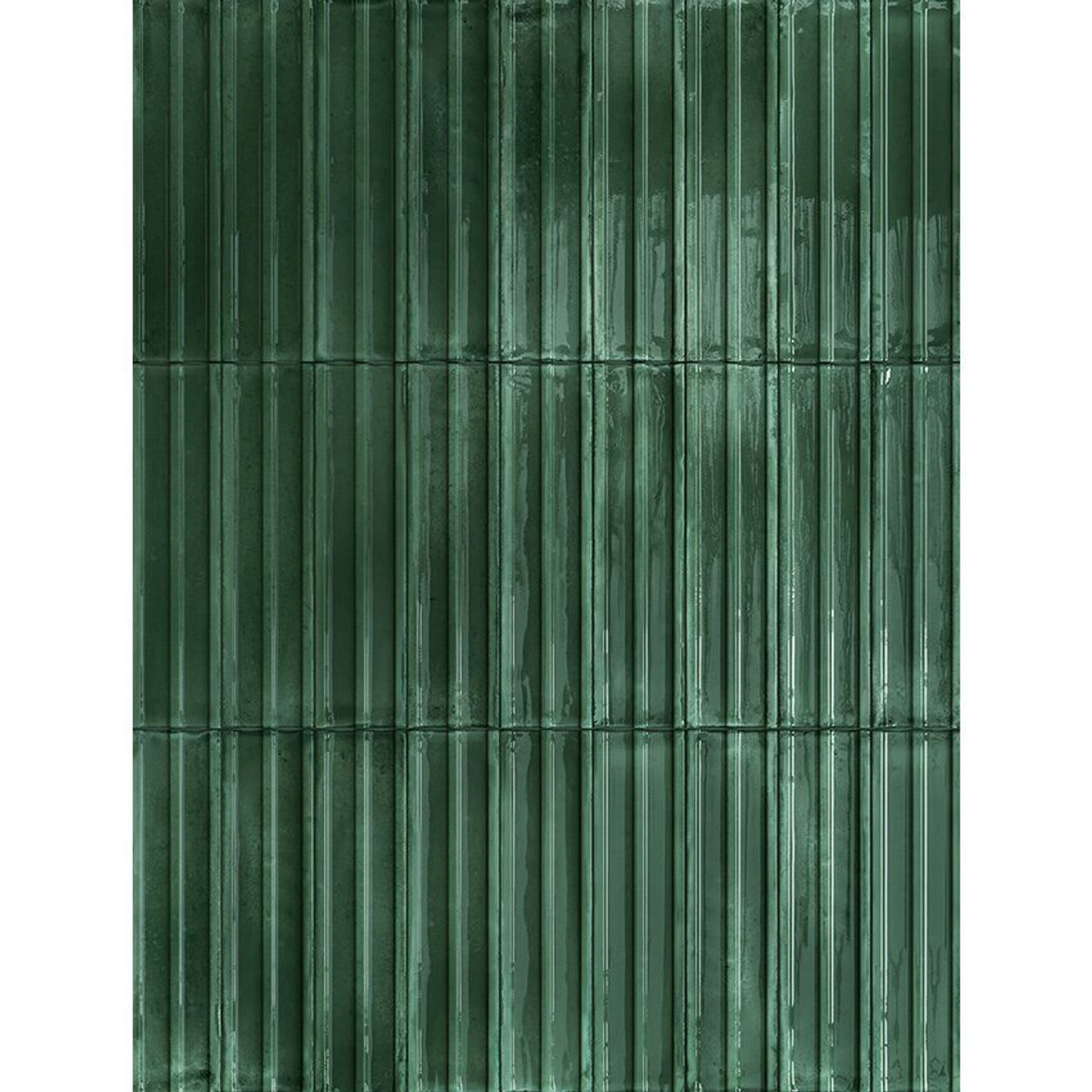 Essential Brick Verde Glossy Arco 3D Deco 2X10 - Tiles Direct Store