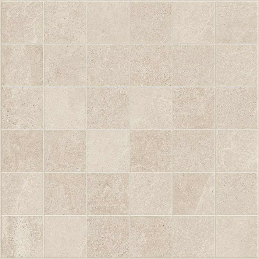 Azuma Rock Ivory Matte 2X2 Mosaic - Tiles Direct Store