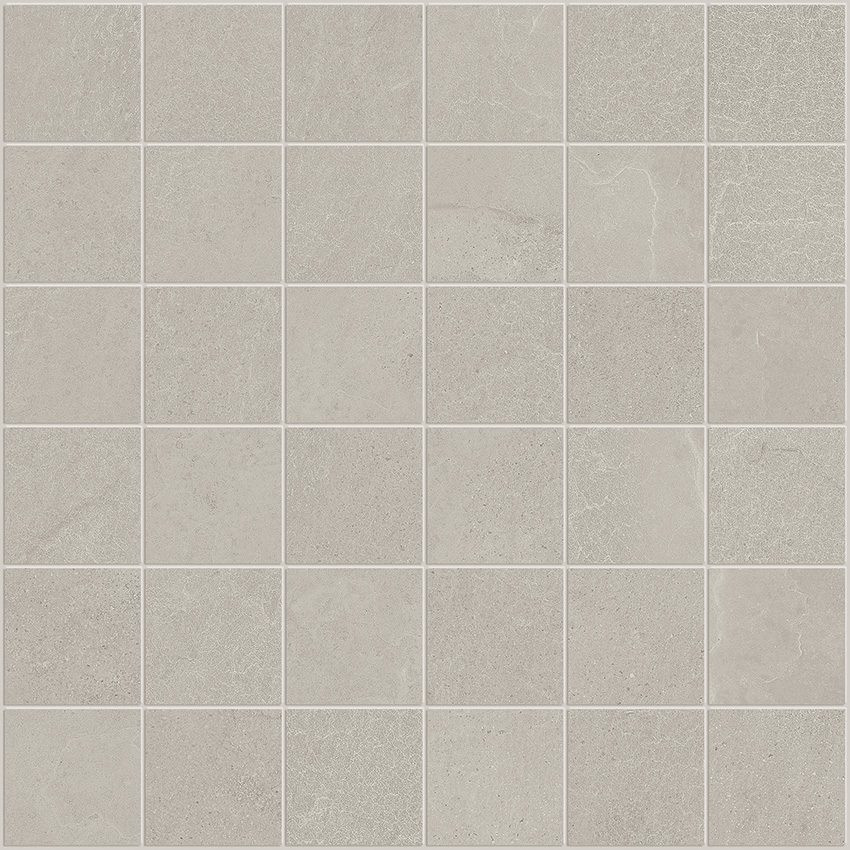 Azuma Rock Silver Matte 2X2 Mosaic - Tiles Direct Store
