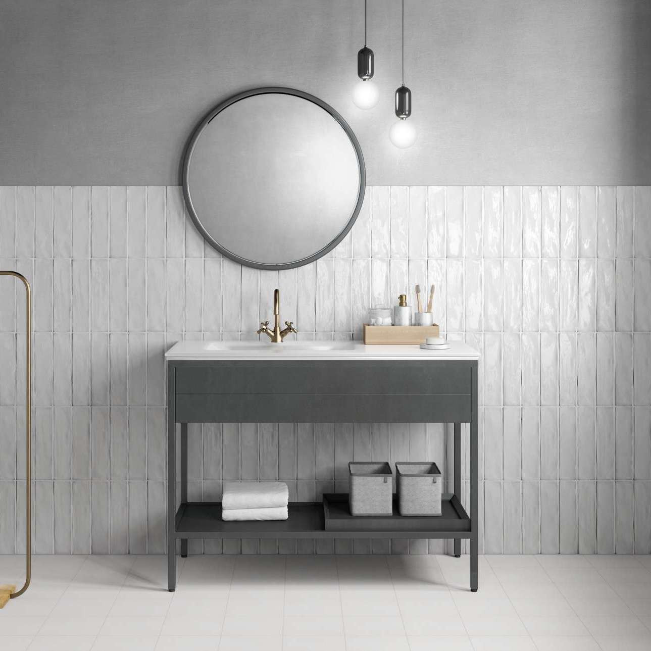 Pasadena California White Ceramic Glossy Wall Tile 3x12 - Tiles Direct ...