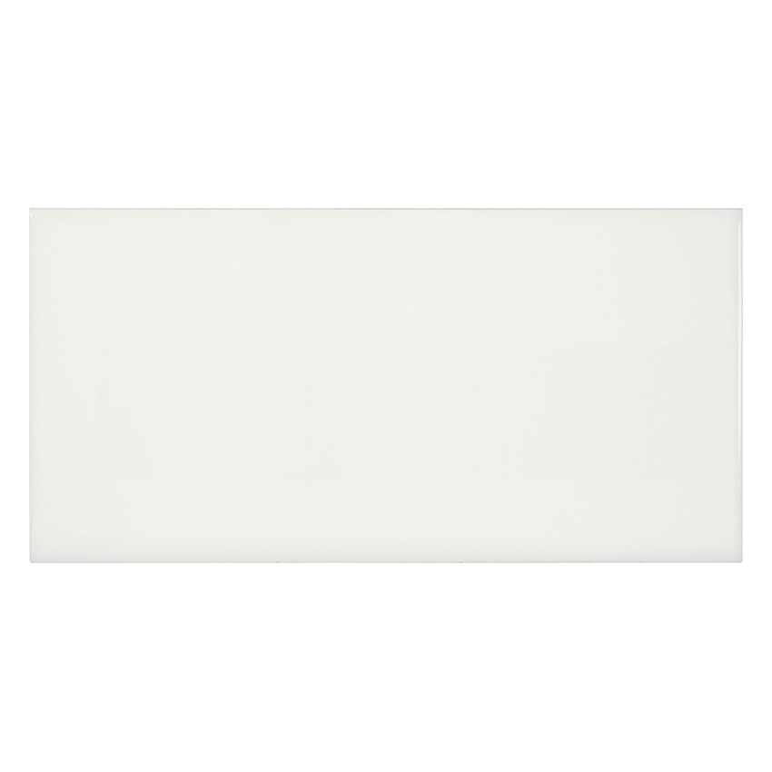 Soho Canvas White Glossy Ceramic 8x16 - Tiles Direct Store