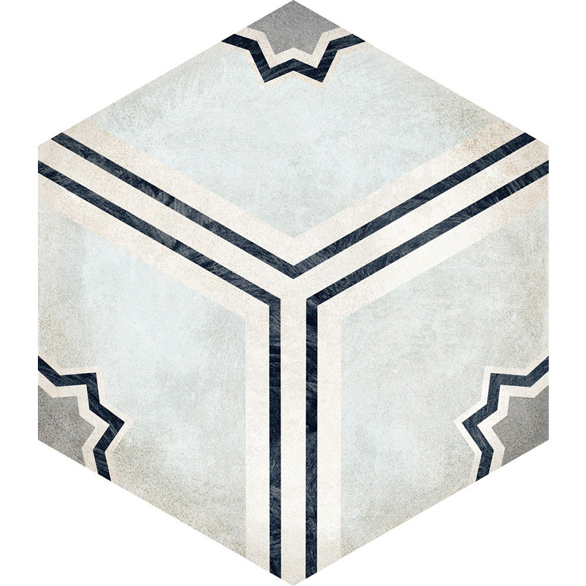 Habitania Kristy Matte Porcelain Hexagon 8x10 - Tiles Direct Store