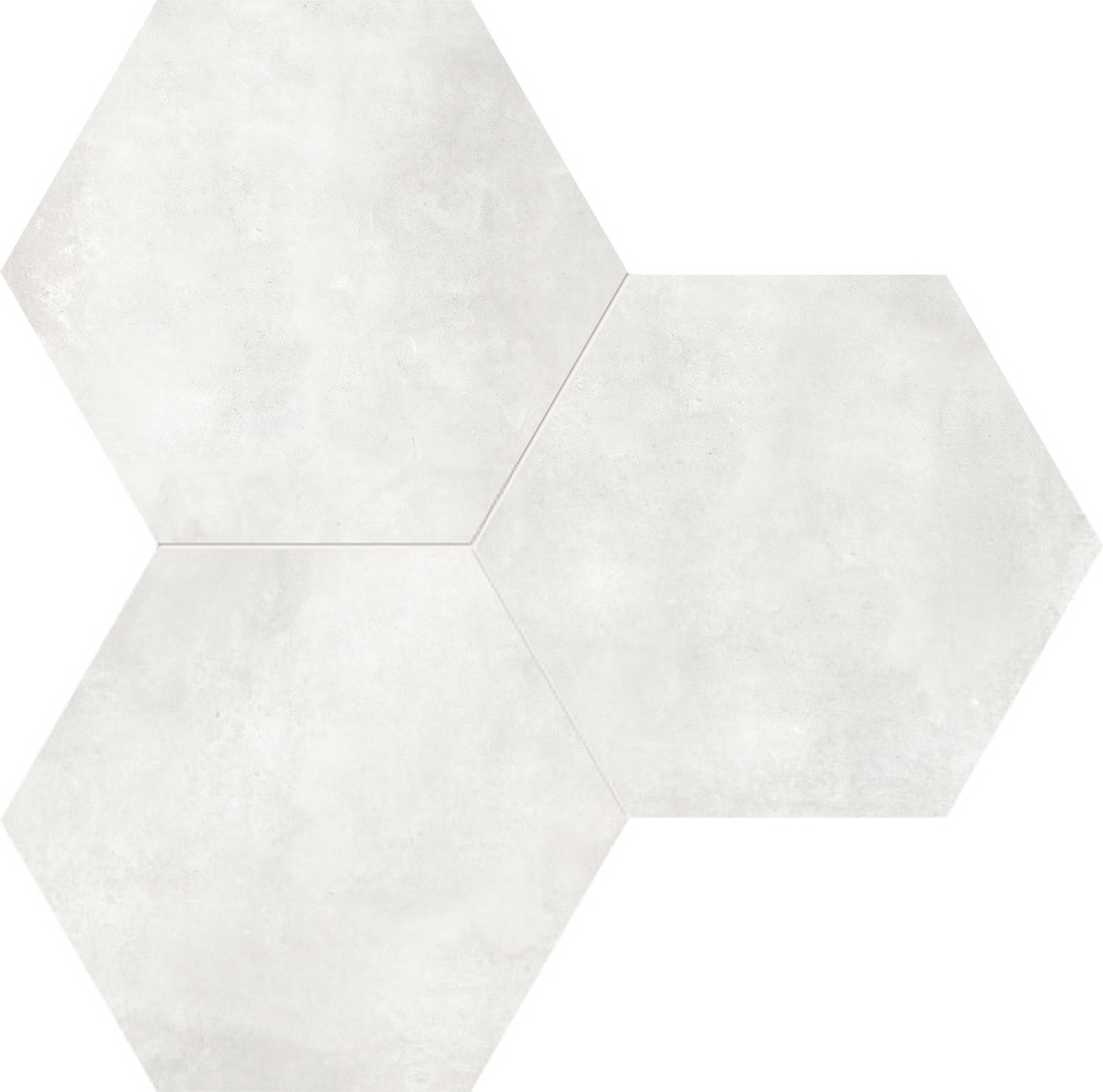 Form Ivory Hexagon 7x8 - Tiles Direct Store