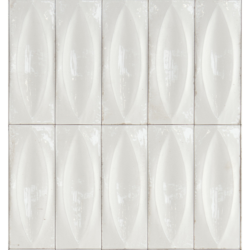 Ozean Bianco Glossy Porcelain Struttura Eye 3D Deco 3x8 - Tiles Direct ...