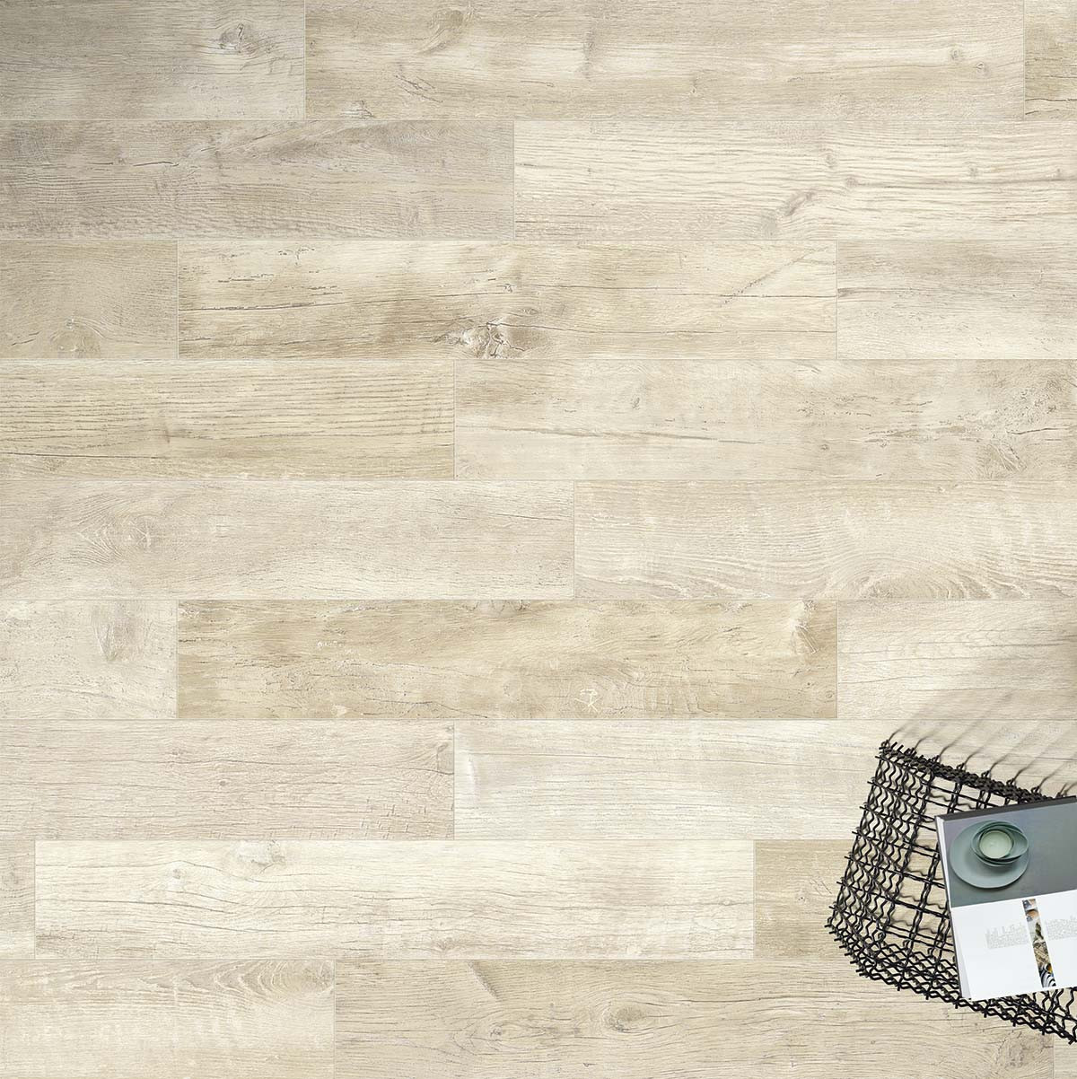 W3 Patin Almond Matte Rectified Porcelain 8x48 - Tiles Direct Store