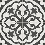 Form Monochrome Lotus Deco 8x8 - Tiles Direct Store