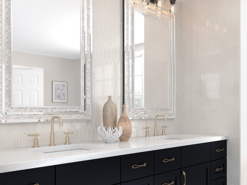 Foundations Picketfence Pewter Glossy Ceramic 10x14 - Tiles Direct Store