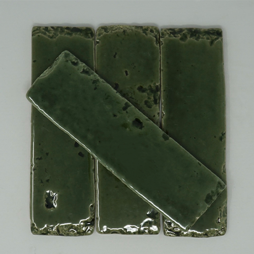 Agilé Moss Glossy Ceramic Brick 2.5x8 - Tiles Direct Store