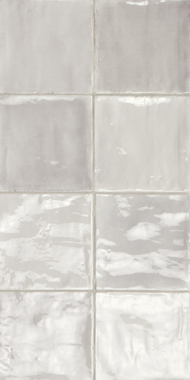 Tsquare Half Moon Glossy Ceramic 6x6 Wall Tile - Tiles Direct Store