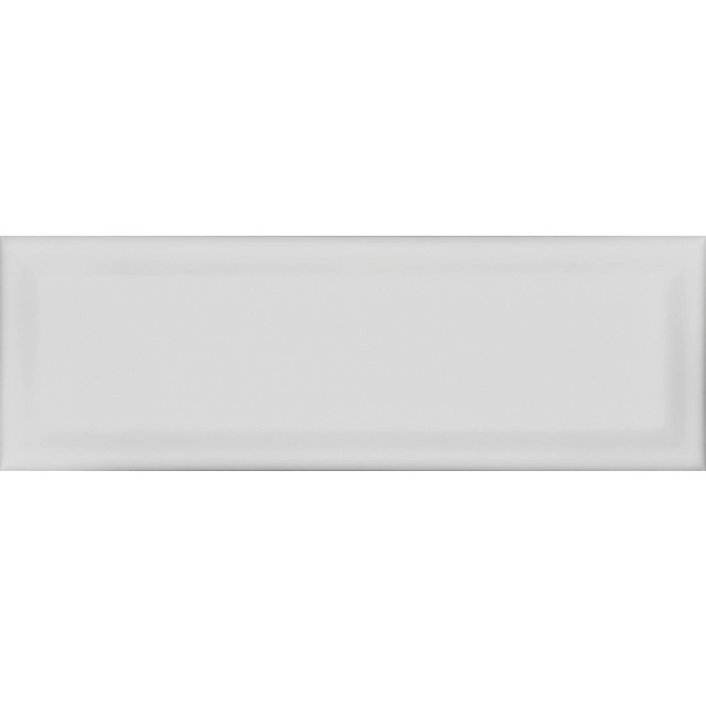 Soho Gallery Grey Glossy Beveled Ceramic 4x12 - Tiles Direct Store