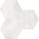 Form Ivory Hexagon 7x8 - Tiles Direct Store