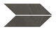 Brazilian Slate Elephant Grey Matte Chevron 4.72x21 - Tiles Direct Store