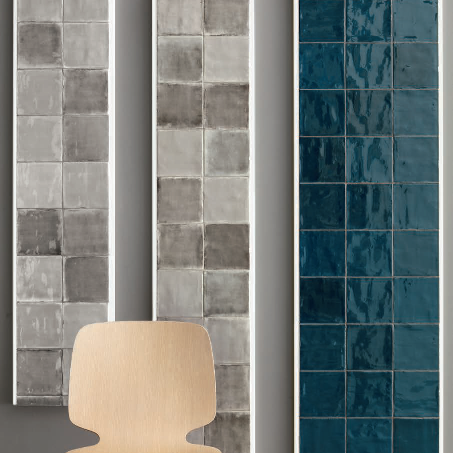 Tsquare Royal Blue Glossy Ceramic 6x6 Wall Tile - Tiles Direct Store
