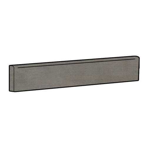 Gridscale Graphite Bullnose 3x18 - Tiles Direct Store