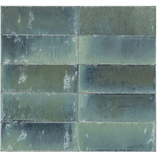Ozean Turchese Glossy Porcelain 3x8 - Tiles Direct Store