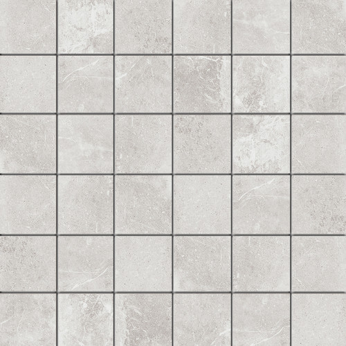 Rustic Stone White Matte Porcelain Dot Mosaic 2x2 - Tiles Direct Store