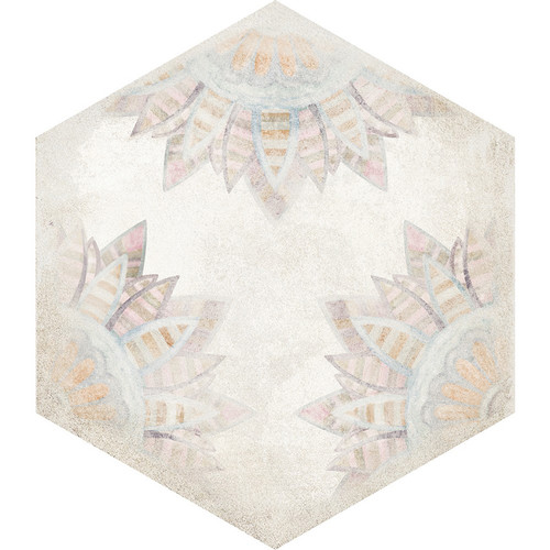 Habitania Flora Matte Porcelain Hexagon 8x10 - Tiles Direct Store
