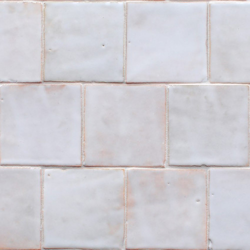 Zin Fez White Glossy Ceramic Nouveau 4x4 - Tiles Direct Store