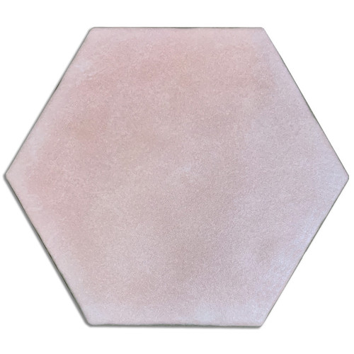 Solid Pink Hexagon 6x7 - Tiles Direct Store