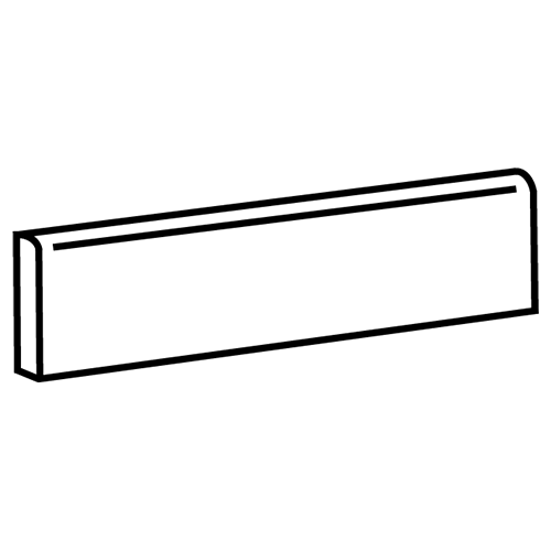 Zenit White Matte 4x24 Bullnose (16 PCS) - Tiles Direct Store