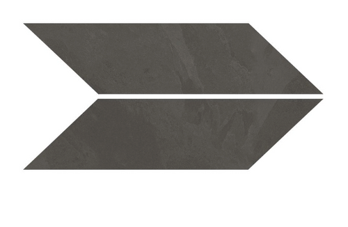 Brazilian Slate Elephant Grey Matte Chevron 4.72x21 - Tiles Direct Store