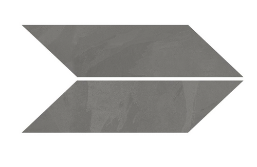 Brazilian Slate Silk Grey Matte Chevron 4.72x21 - Tiles Direct Store