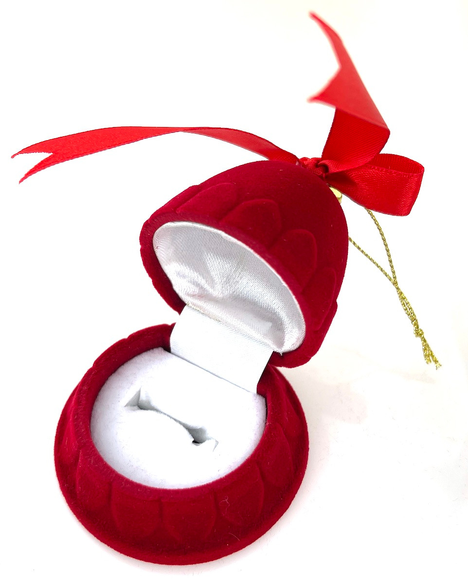 Wholesale Red Velvet Hanging Bell Boxes by the Dozen ...