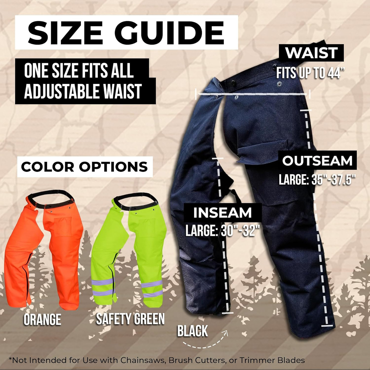 Forester Trimmer Trousers Chaps - Forester Shop