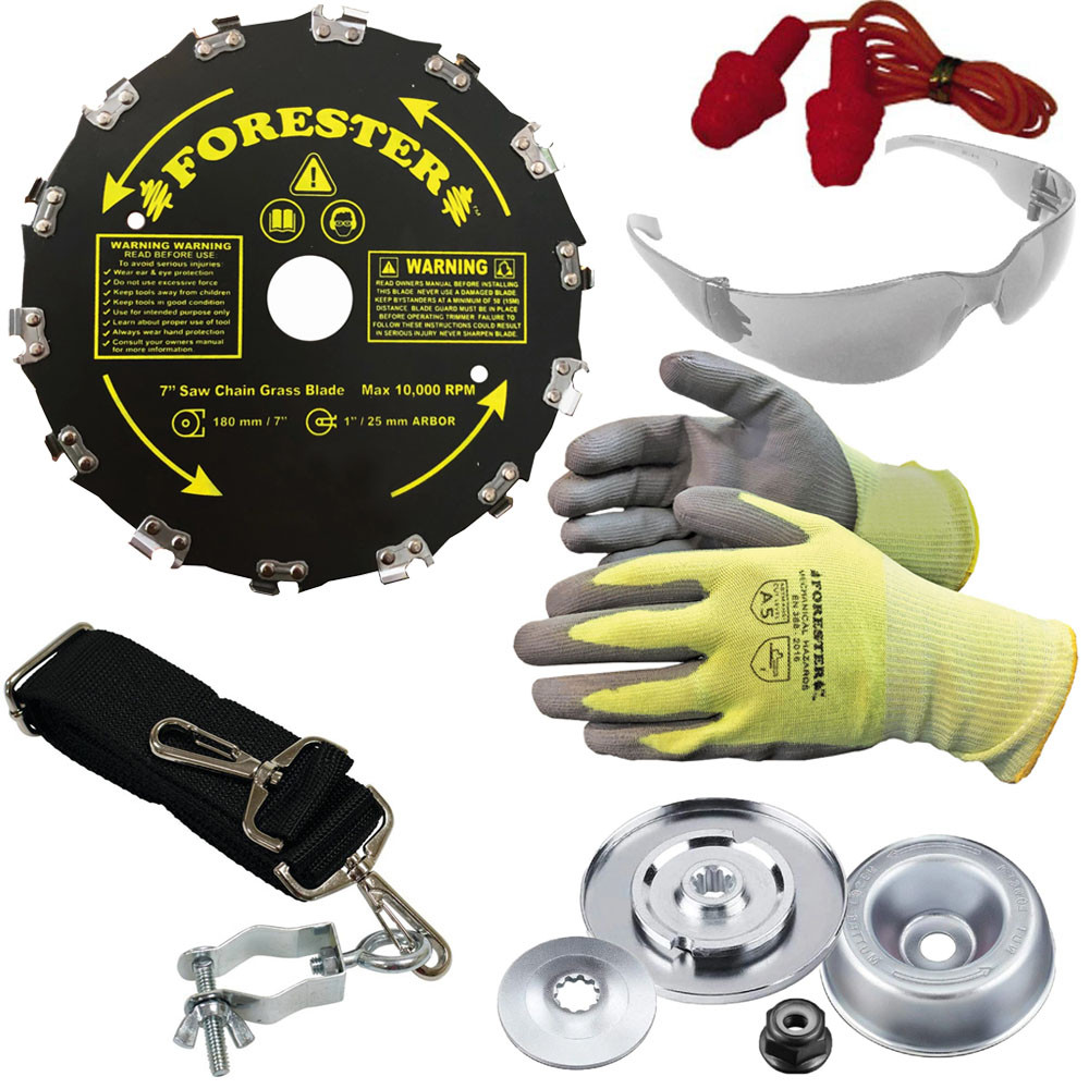 Forester Brush Cutter Blade Conversion Adapter Kit for Stihl - Cut 7