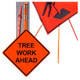 Forester 48" Vinyl Professional Grade Work Sign - Tree Work Ahead ...
