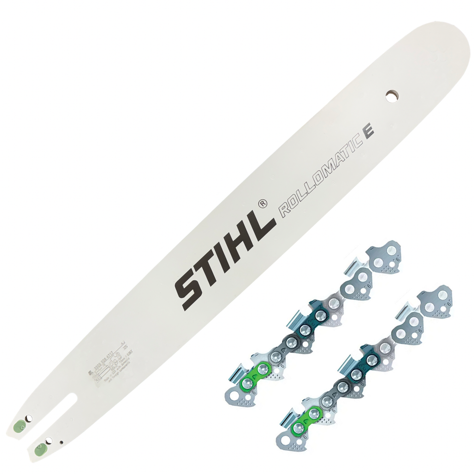 Stihl 18" Chainsaw Bar and 2 Chain Kit - 26RM3 68DL .063 .325 ...