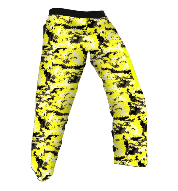 Forester Digital Yellow Camo Apron Style Chainsaw Chaps