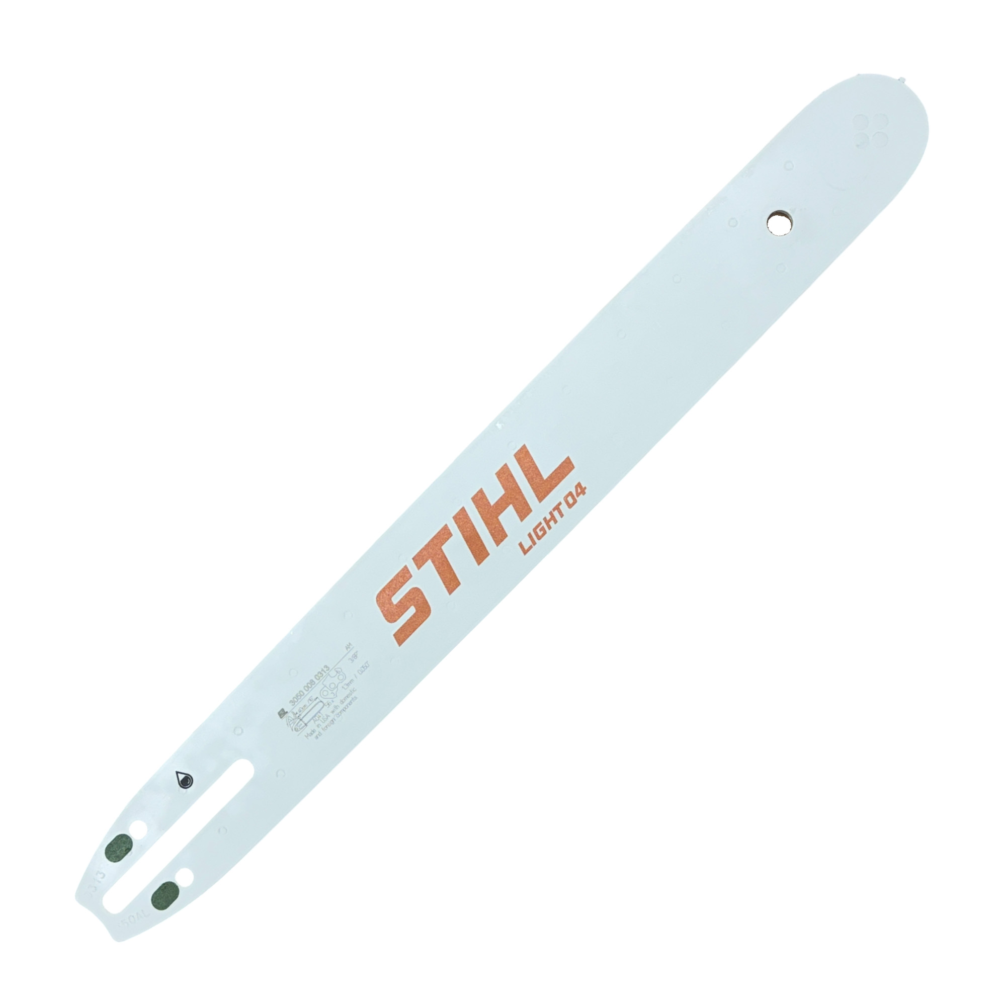 Stihl Laminated Bar 12" 3/8" Ext .050 45DL - Echo, Poulan, Husqvarna ...