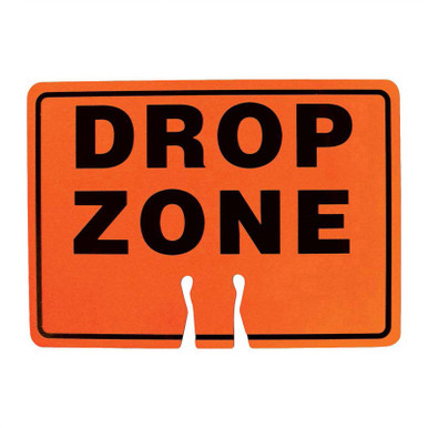 Forester Drop Zone Cone Insert Sign - Forester Shop