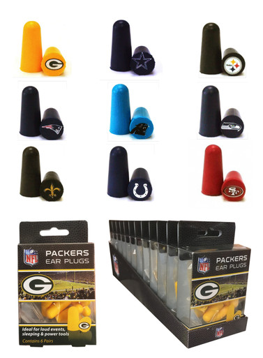 NFL Licensed Ear Plugs - 6 Pair - Forester Shop