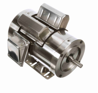 Stainless Steel 56C Single Phase motors