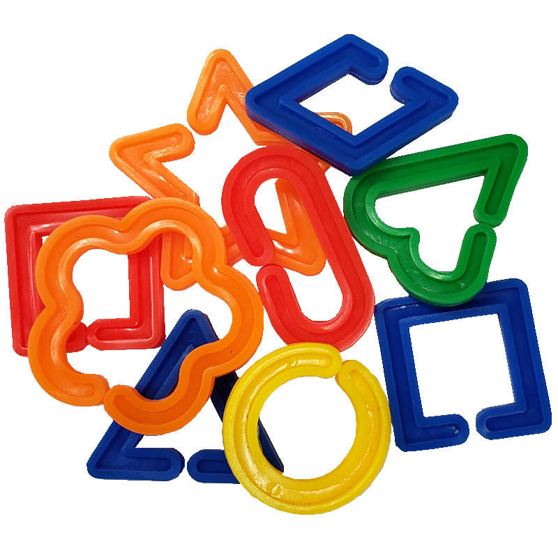 P-6080 Large Plastic Shape Links Bird Toy Parts - BirdToyBuilder.com