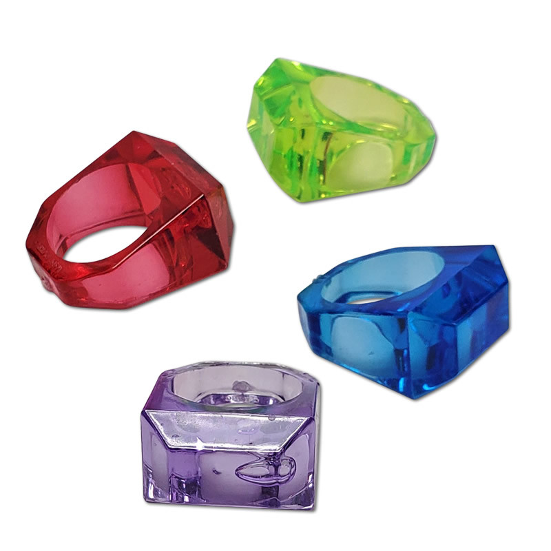 P-LCRING-18 Large Crystal Rings Bird Toy Parts - BirdToyBuilder.com