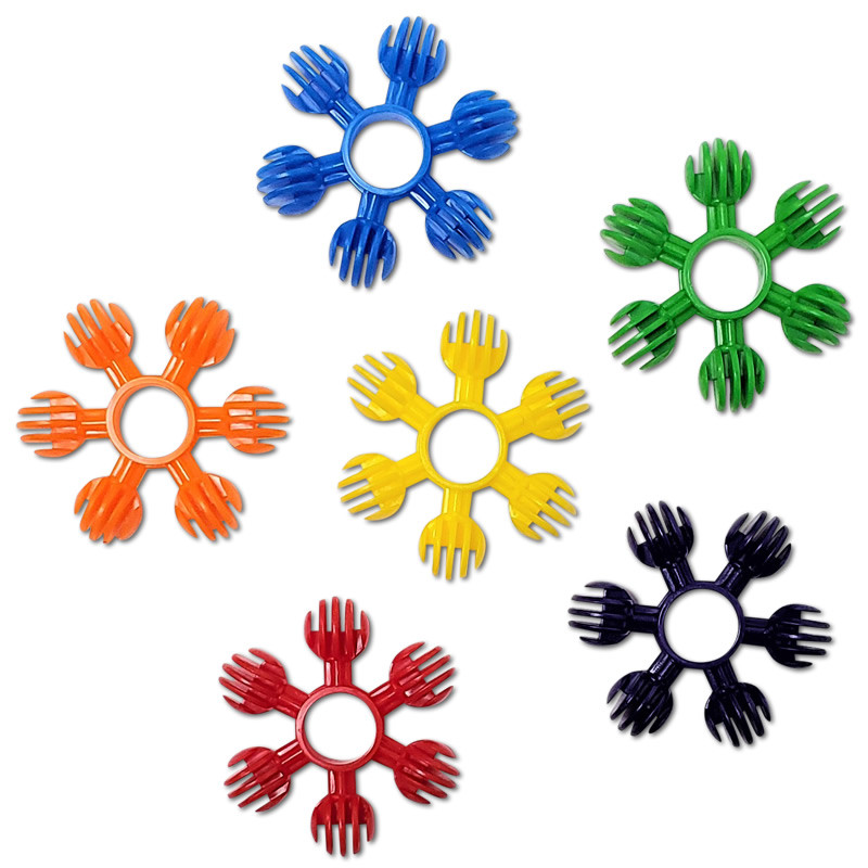2-1/8" Interlocking Snowflake - BirdToyBuilder.com