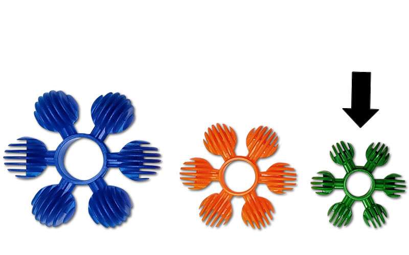 2-1/8" Interlocking Snowflake - BirdToyBuilder.com