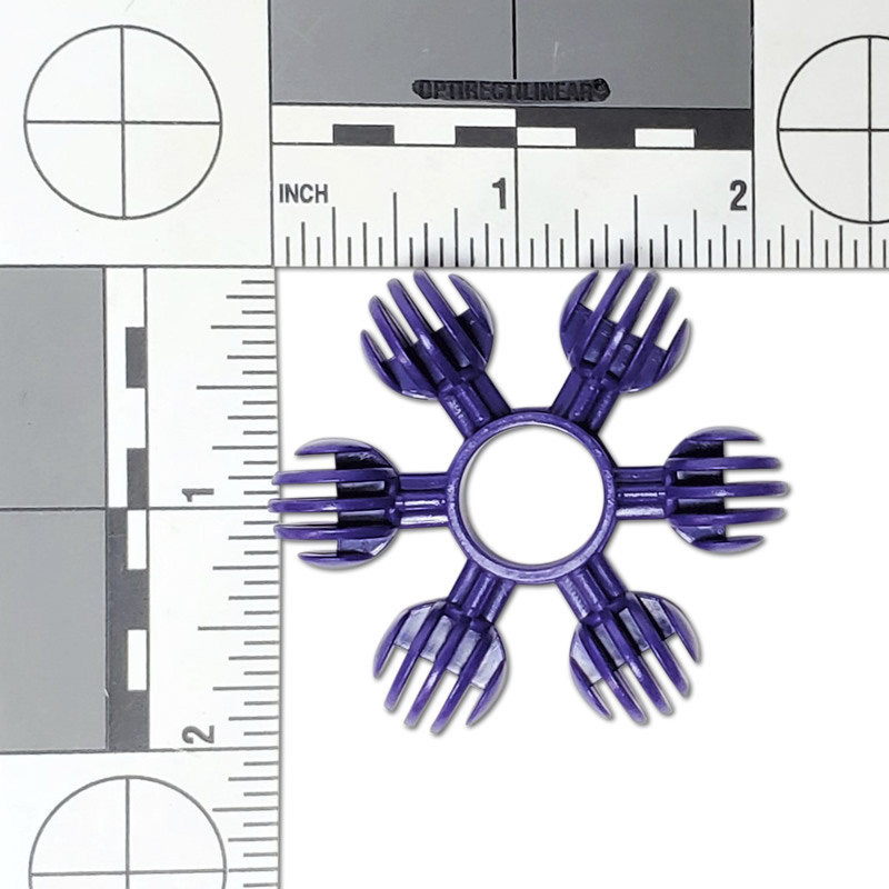 2-1/8" Interlocking Snowflake - BirdToyBuilder.com