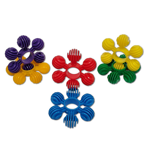 2-1/2" Interlocking Snowflake - BirdToyBuilder.com