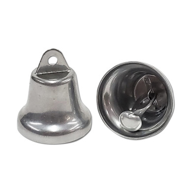 25mm Nickel Plated Steel Liberty Bell - BirdToyBuilder.com