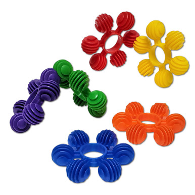 3-1/8" Interlocking Snowflake - BirdToyBuilder.com
