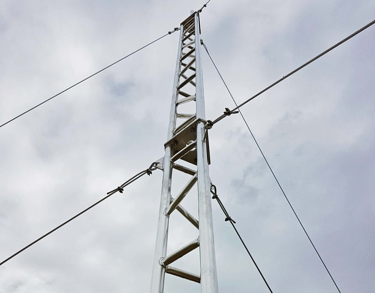 Guyed Lattice Tower Differences Between A Self Support And Guyed Tower