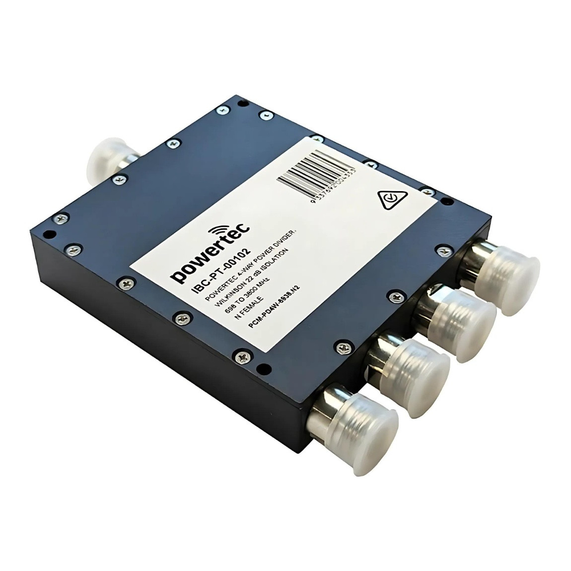 Powertec RF Power Divider 2-Way, 698-3800MHz, SMA Female, Wilkinson ...