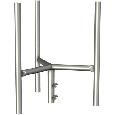 GC48 Series Galvanised Steel Headframe, 3 Sector